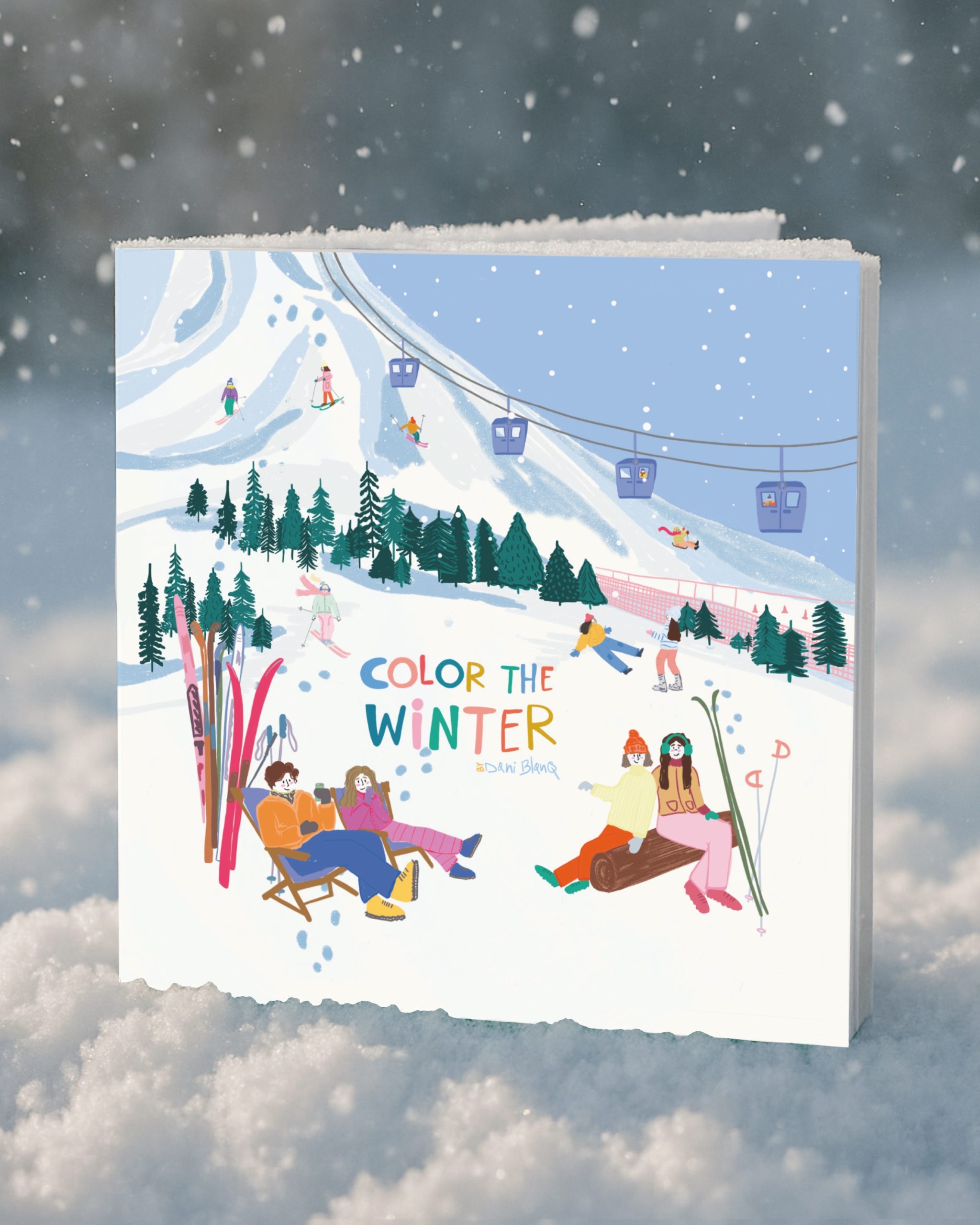 Coloring Book Color the Winter – Dani BlanQ